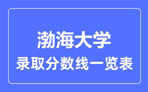2023年高考多少分能上渤海大学附渤海大学各省录取分数线一览表 学习力