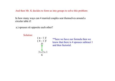 Circular Permutation Ppt