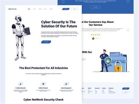 Cyber Security Web Page Design Designs Themes Templates And