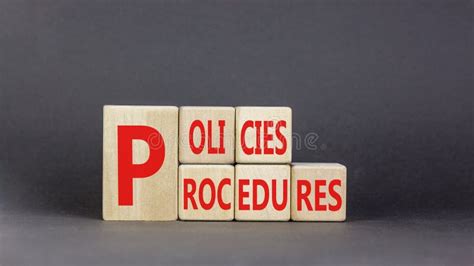 Policies And Procedures Symbol Concept Words Policies Procedures On