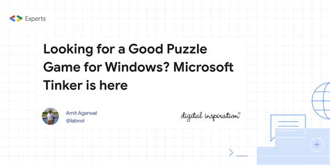 Tinker Game Windows 7
