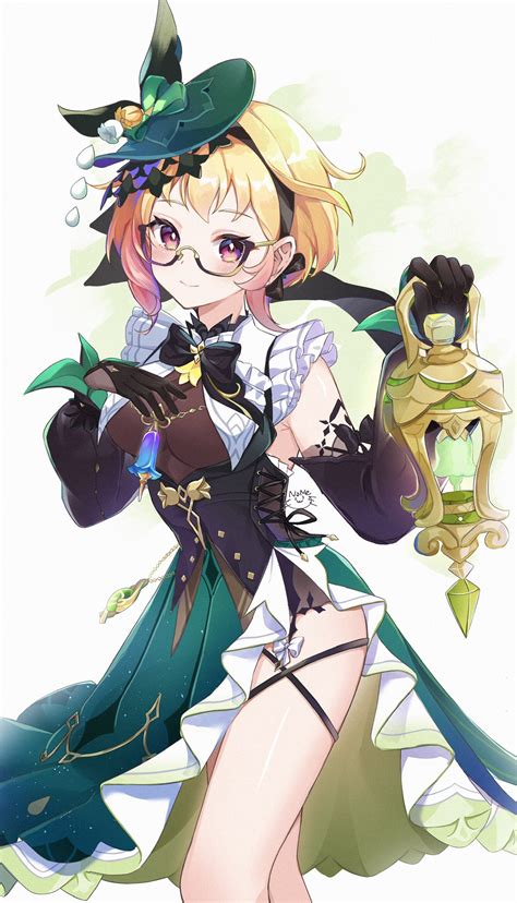 Emilie Genshin Impact Drawn By Noneon Danbooru