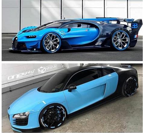 Fake Bugatti Vision Gran Turismo Is An Extreme Audi R8 V10 Wrap