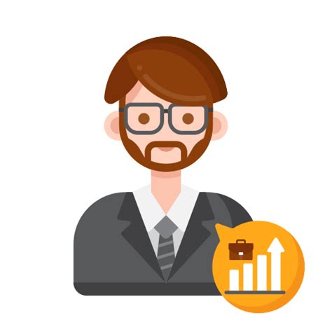 Business Analyst Flaticons Flat Icon