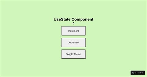 Basic Hooks Usestate Codesandbox