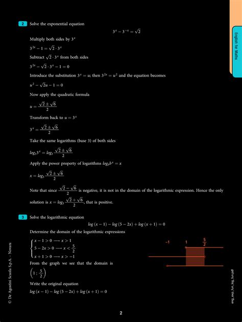 Solution Exponential Functions Logarithmic Functions Exercises Carried