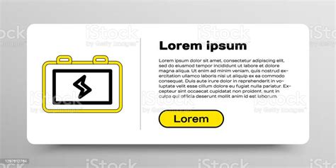 흰색 배경에 격리 된 라인 배터리 아이콘 번개 볼트 기호 다채로운 개요 개념 벡터 가득 찬에 대한 스톡 벡터 아트 및 기타 이미지 가득 찬 거울 검은색 Istock