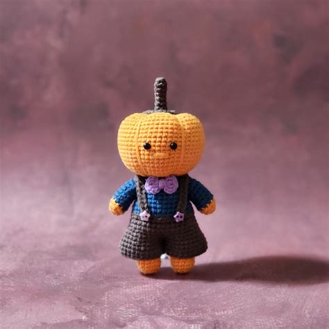 [꽁댕이] 할로윈캐릭터 호박 손뜨개인형 Pdf 도안