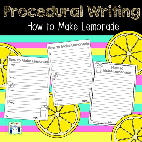 Mash Class Level Procedural Writing How To Make Lemonade