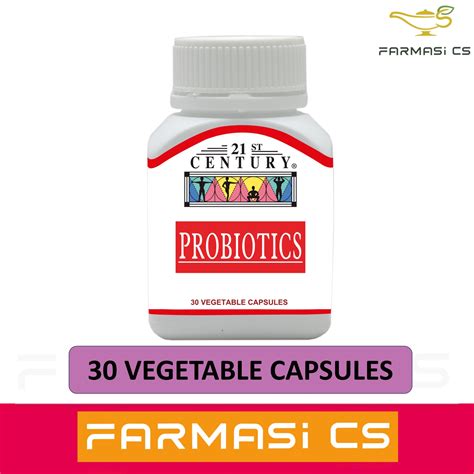 21st Century Probiotics 30 Vegetables Capsules Exp082026 Gut