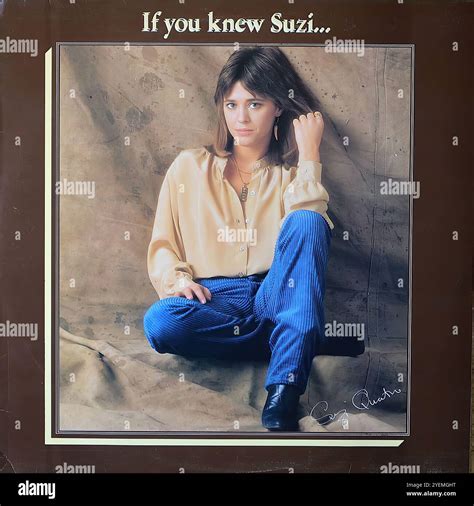 Suzi Quatro If You Knew Suzi Original Vinyl Cover Stock Photo Alamy