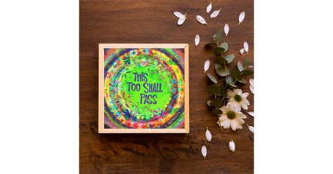 Inspiring This Too Shall Pass Quote Inspirivity Poster Zazzle