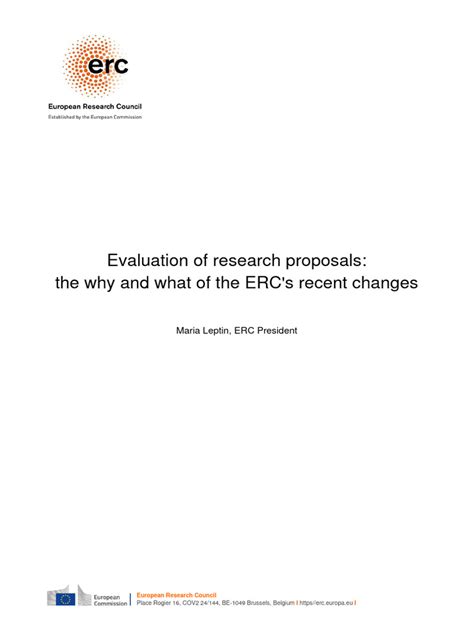 Evaluationofresearchproposals Pdf Evaluation Methodology