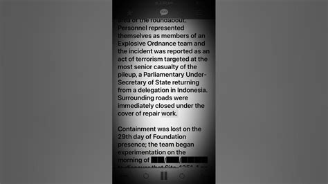 Scp 1251 The Accident Blackspot Youtube