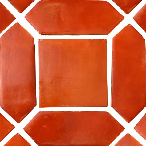 Picket Tile Pattern In Spanish Mission Red Mexican Floor Tiles