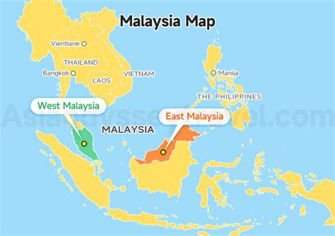 West Malaysia Map With Cities Visiting Peninsular Malaysia With Map
