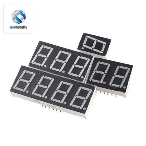 จอแสดงผล Led Segment ราคาต่ำของจีน 1 4 Digit Common Cathode Common Anode ใบเสนอราคา Gns