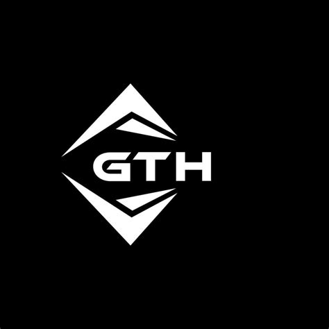 Gth Abstract Technology Logo Design On Black Background Gth Creative