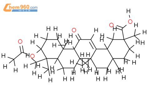 10379 77 8 3beta 3 Acetyloxy 11 Oxo Olean 12 En 30 Oic Acid化学式、结构式、分子式、mol 960化工网