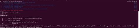 Building Docker Container On Drive Orin Drive Agx Orin General