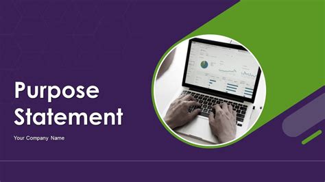 Purpose Statement Powerpoint Ppt Template Bundles Presentation Graphics Presentation