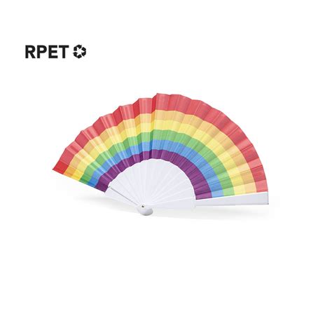 Rainbow Hand Fan Ecolyfe