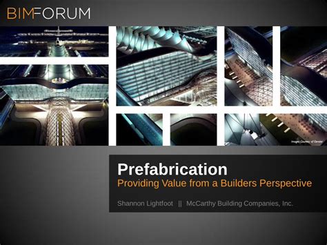 Pdf Prefabrication Wp Contentuploads201310denver Bimforum Shannon