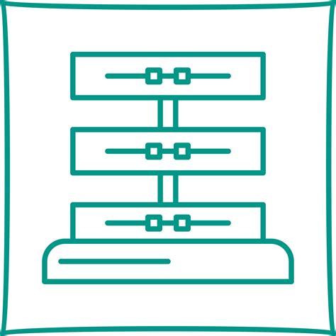Server Line Icon 19985179 Vector Art At Vecteezy