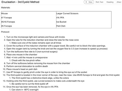 Wet Lab Sops Chenglab Upenn