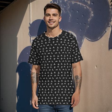 Sexual Positions Pattern Man Woman Stick People Men S O Neck T Shirt GSM Cotton Etsy