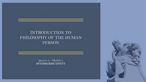Intersubjectivity Human Relations Pptx