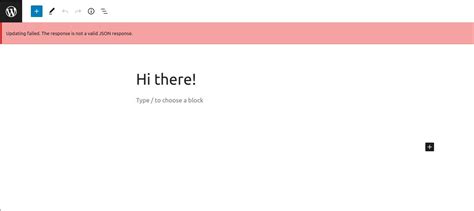 Fixing The “not A Valid Json Response” Wordpress Error