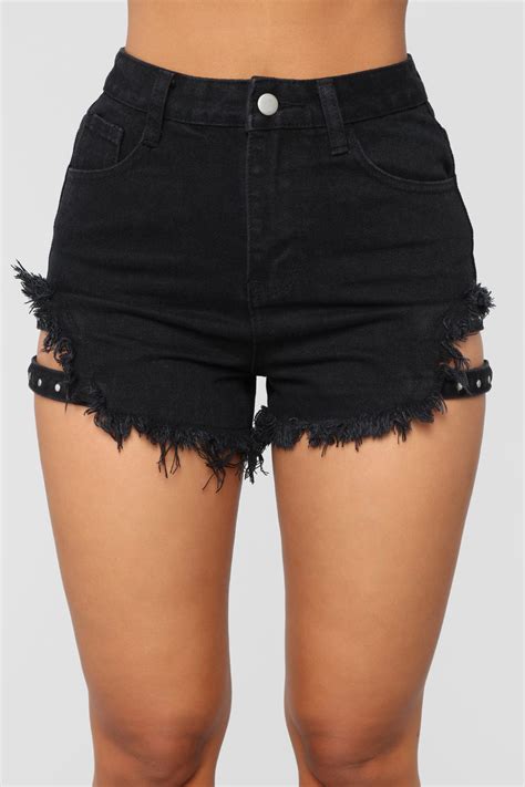After Dark Denim Short Black Fashion Nova Jean Shorts Fashion Nova