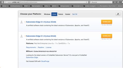Sistema De Control De Versiones Open Source Instalar Subversion Edge