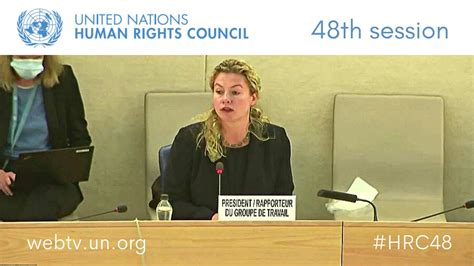 Un Human Rights Council 📍 Hrc51 On Twitter At Hrc48 Elina