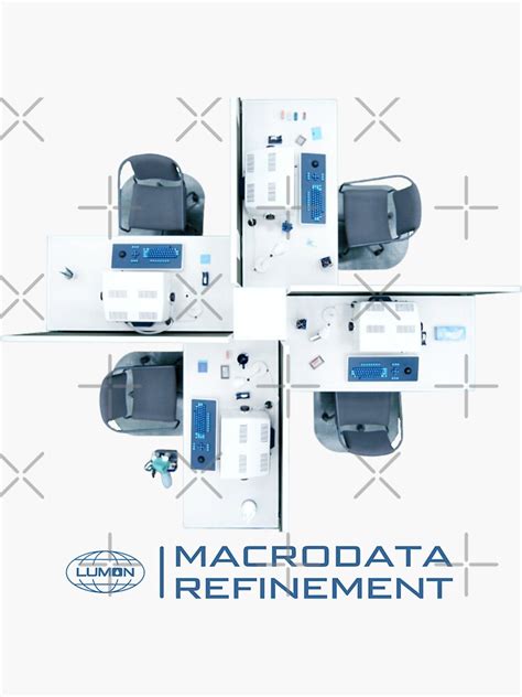 Severance Lumon Mdr Macrodata Refinement Sticker By Stickerm4ni4