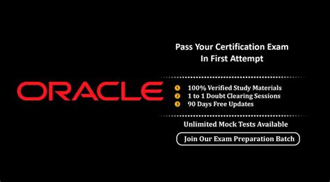 Get 50 Discounted Oracle Exam Voucher Mock Test Exam Preparation