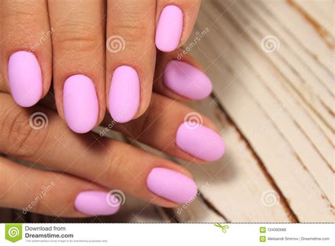Sexual Pink Manicure Stock Photo Image Of Manicure