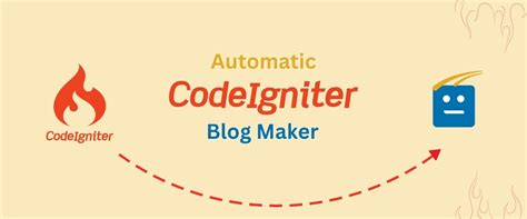 Codeigniter Integration For Automated Blog Creation Blog Botz