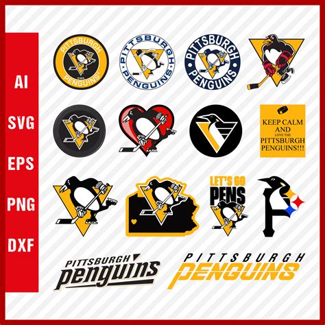Pittsburgh Penguins Svg Nhl National Hockey League Team Svg Logo Clipa