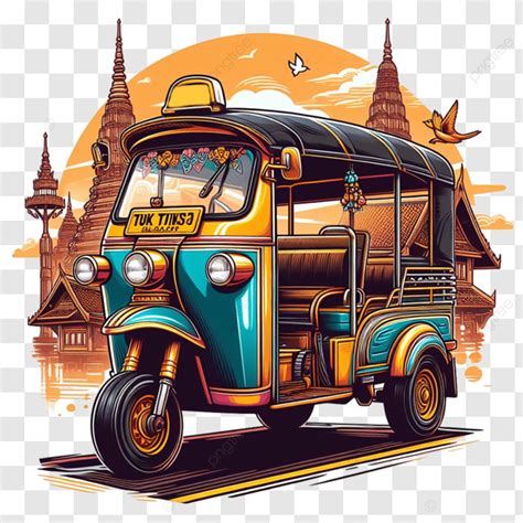 รูปรถตุ๊กตุ๊ก ประเทศไทย แท็กซี่ รถยนต์ ภาพเวกเตอร์ Png ประเทศไทย แท็กซี่ ขนส่งภาพ Png สำหรับ