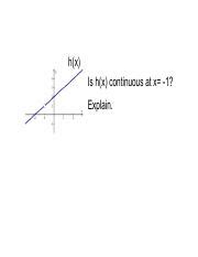 1 4 Continuity Discontinuity And One Sided Continuity Pdf H X Is H X Continuous At X 1