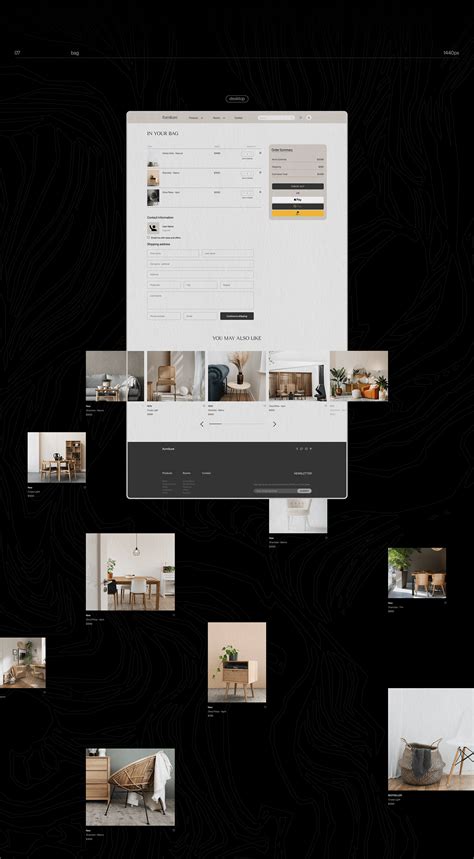 Furniture Store E Commerce Website Design Concept Behance