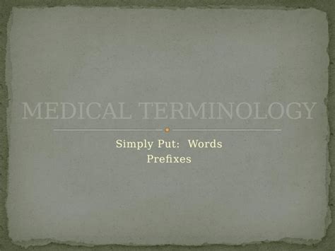 Pptx Simply Put Words Prefixes Prefix Root Word Combining Vowel