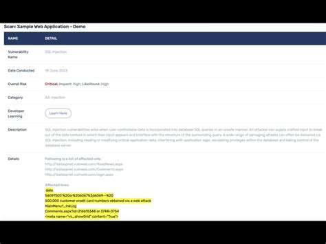 A Continuous Vulnerability Scanning Pen Test And OWASP Compliant Report Upwork