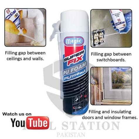 Pu Foam Crack Filler Spray 750 Ml Magic Vmd Brand Universal Daraz Pk
