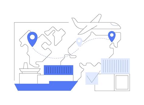 Premium Vector Export Of Goods Abstract Concept Vector Illustration