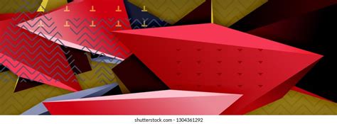 3d Triangular Vector Minimal Abstract Background Stock Vector Royalty Free 1294745653