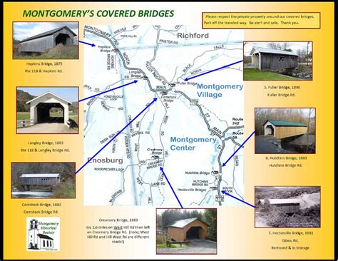 Vermont Covered Bridges Map 10 Vermont Covered Bridges In 1 Day No