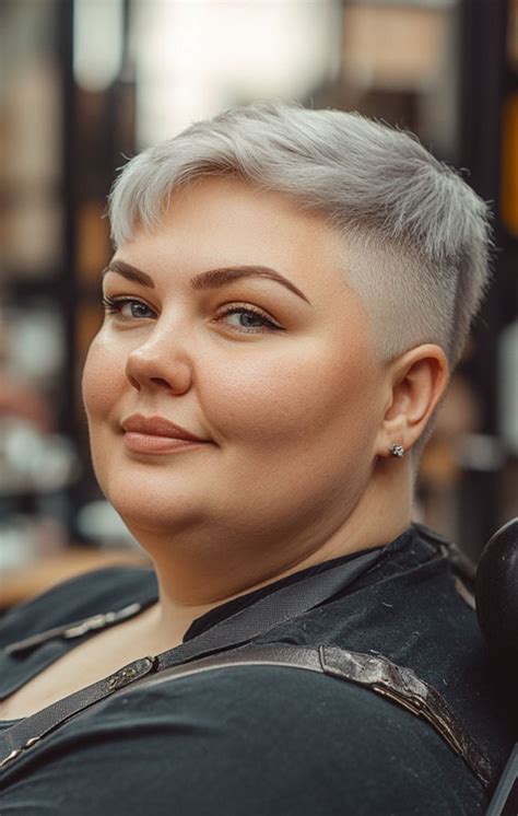 42 Short Hairstyles For Fat Faces And Double Chins Bold Platinum Buzz